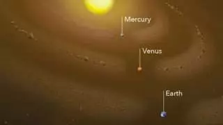 Quecksilber und Venus überraschte Wissenschaftler in ihren Bahnen von Staubringen