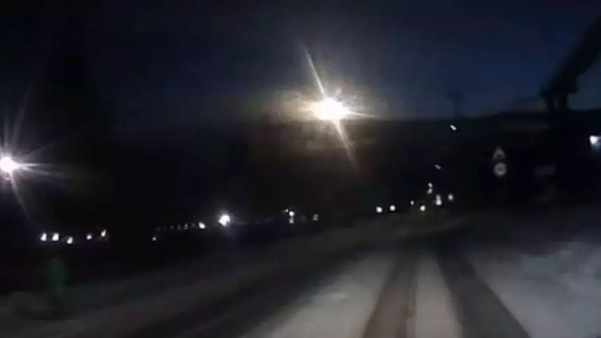 Meteorit Krasnodikskiň territoriýasy ýykyldy