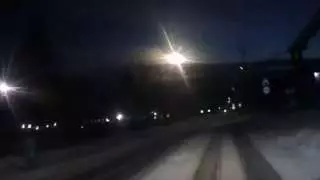 Ang Meteorite nahulog sa teritoryo sa Krasnoyarsk