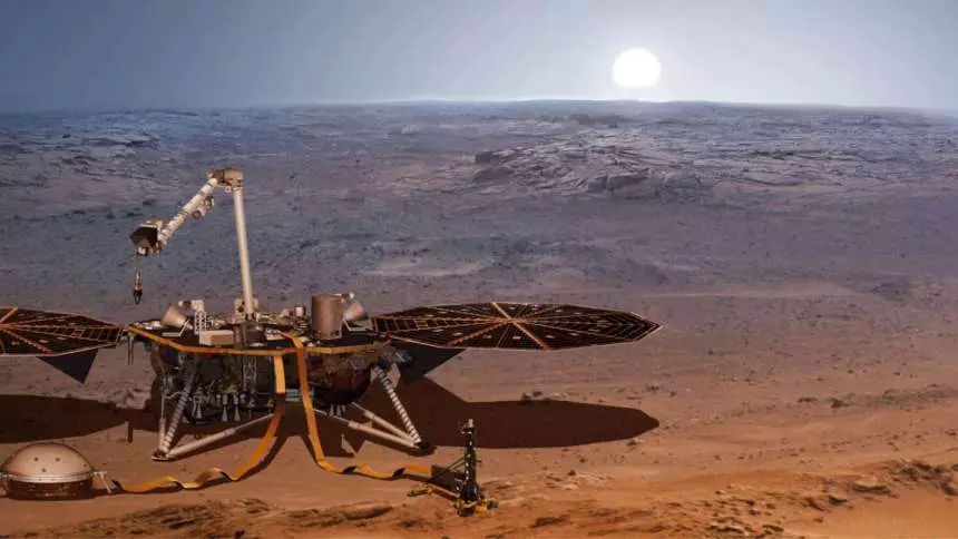 Marsjańska stacja Mars Insight złapała dziwny dźwięk na czerwonej planecie