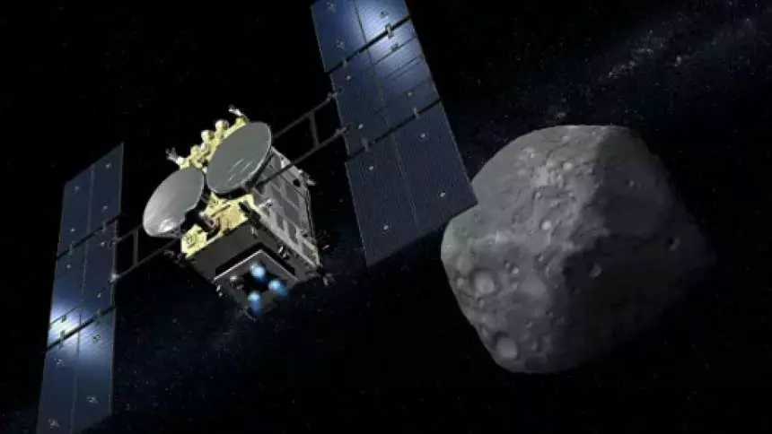 Japanese probe "Hayabus-2" sent a research robot to the asteroid