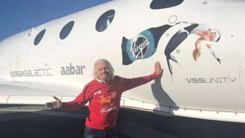 Na lelava Richard Branson i le faatali, o lea o le a alu i le avanoa i le ogatotonu o le 2019