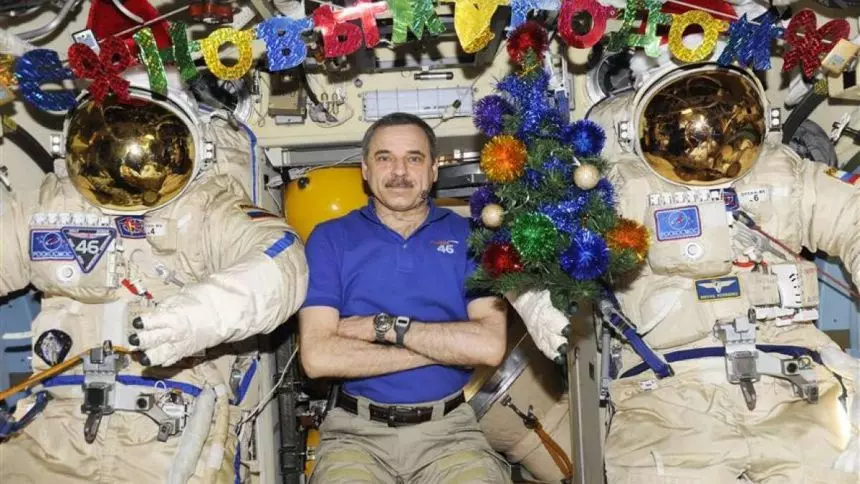 ISS'de Yılbaşı Astronotu Menüsü