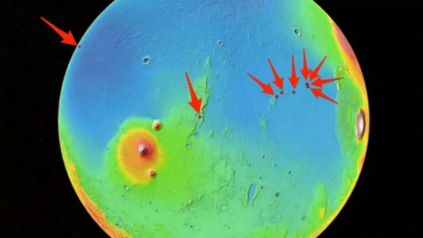 Roghnaigh Spacex naoi n-áit ar Mars le haghaidh tuirlingthe