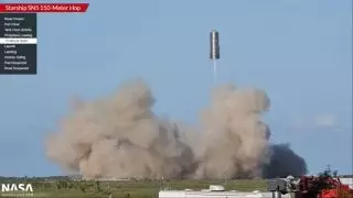 Starship SN5 биринчи сыноодон өтпөгөн учууну ийгиликтүү кабыл алды