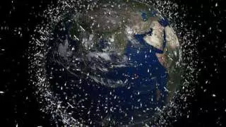 En la órbita de la Tierra hay más de mil millones de fragmentos de la basura espacial pequeña.