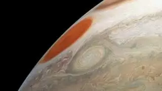 Aplikasi NASA difoto dina badai di Jupiter