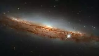 NASA zeigte ein Bild der Galaxie in Form einer 