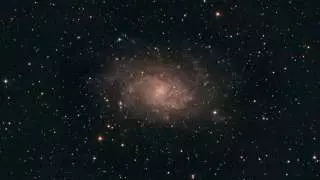 Astrakhan amateur astronomer krige in prachtich byld fan 'e galaxy m33