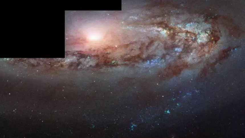 NASA presinteare in ôfbylding fan 'e Galaxy bewegend op ús