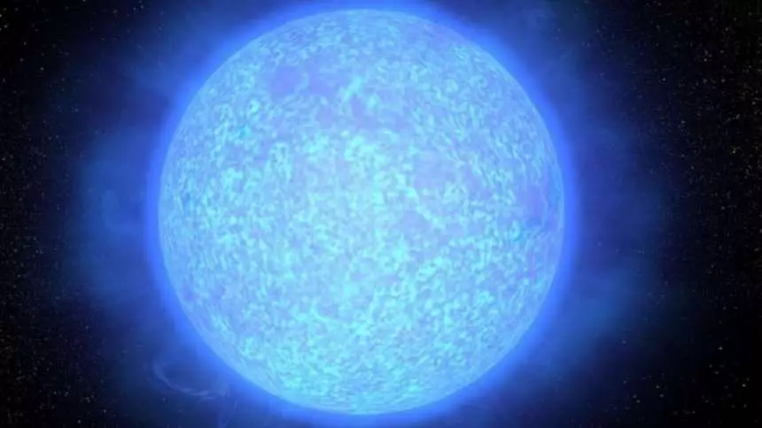 Cov astronomers pib daws cov lus zais ntawm xiav supergiant