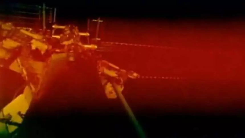 ISS surrounded the mysterious red fog