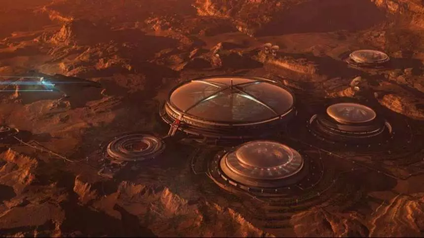 Ufologue: Mars a trouvé une ville globale d'étrangers