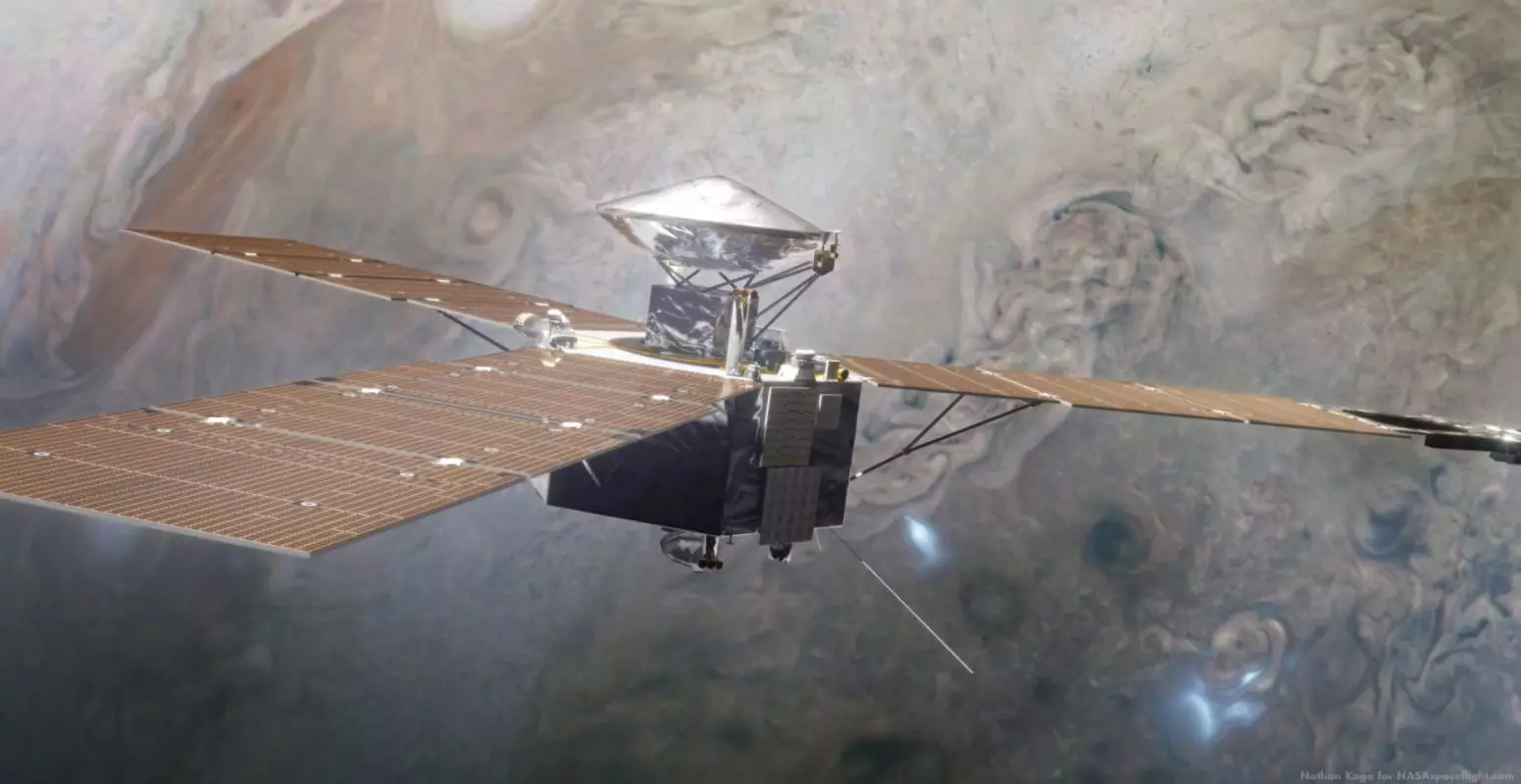 Juno bude na oběžné dráze Jupitera nejméně tři až čtyři roky