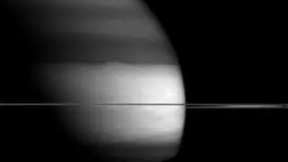 Unusual photo of the planet Saturn published on the official website of NASA