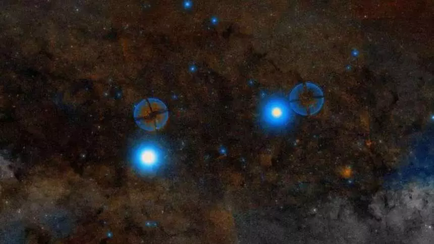 Double Star Hadar, yang tidak lama lagi boleh menjadi "supernova"