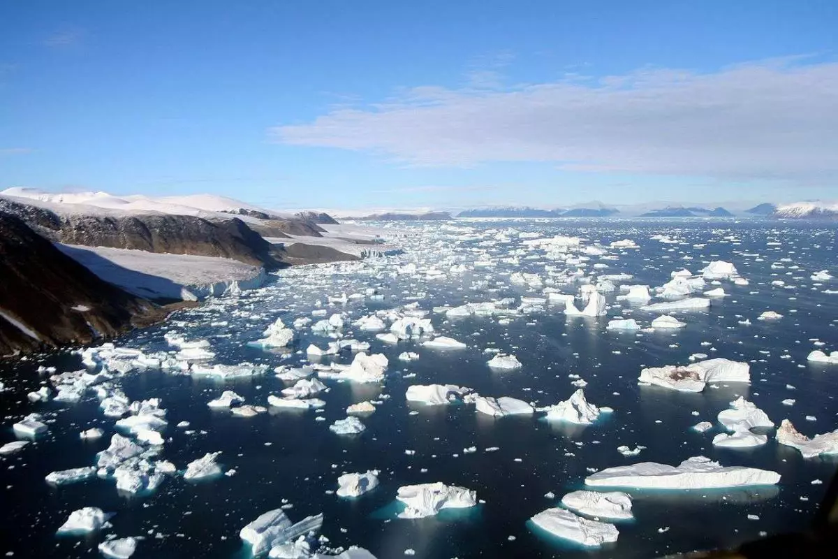 Global Erwaarmung a wuesse Äis vun der Antarktis