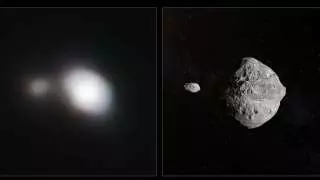 It netwurk ferskynde foto's fan 'e dûbele asteroïde troch de ierde