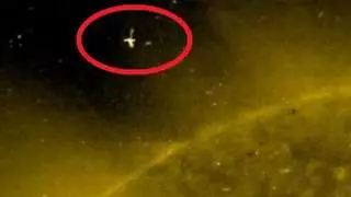 UFO güneşin yakınında görüldü