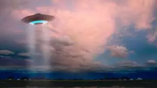 UFO im Himmel über Lipetsk