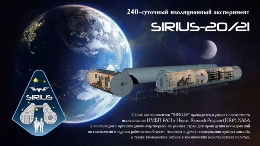 As tripulações Sirius-21 serão tiradas em fevereiro de 2021