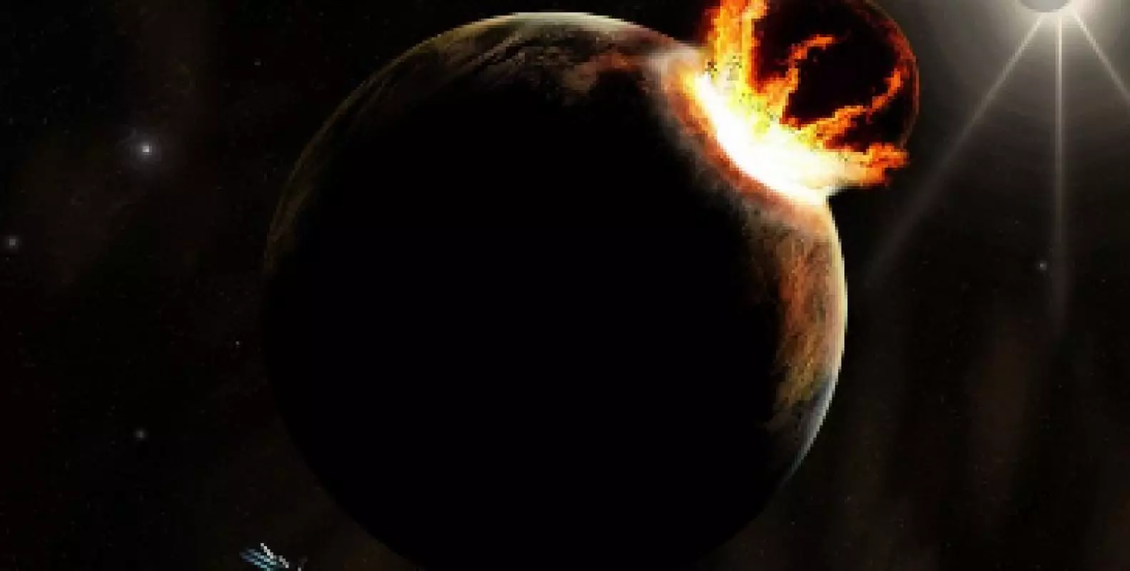 Wetenschappers ontdekten dat Jupiter een grote planeet opneemde