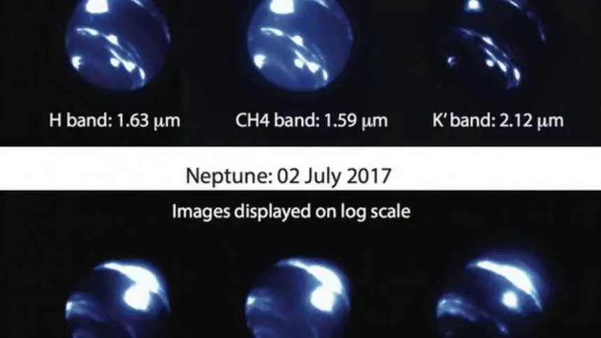 Во Нептун беше снимен абнормален ураганот