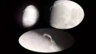 Cientistas em perplexidade do aparecimento de uma ponte gigante na lua