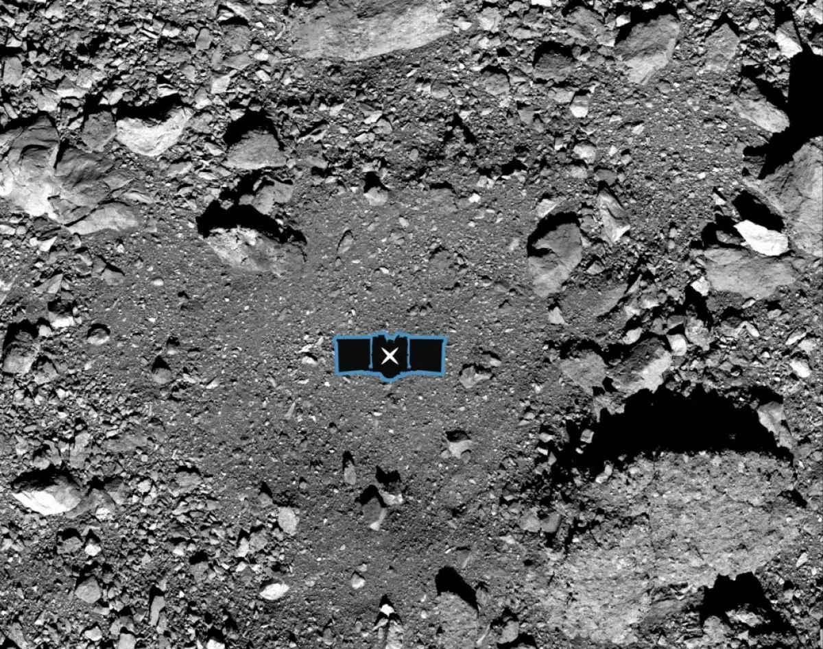 אָרט פון לאַנדינג און קאַלעקטינג באָדן מיט Asteroid Benno אויסדערוויילט