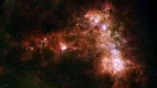 In der großen Magtellane Cloud fand Teile der absorbierten Galaxie