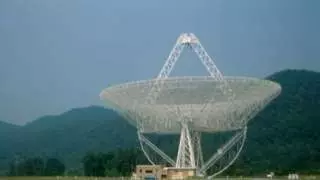 An aliens are involved in the destruction of a giant American telescope