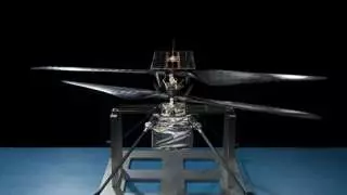 Experimental American Drone Helicóptero está pronto para o vôo para Marte