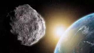 I Halloween natt närmar sig en asteroid marken