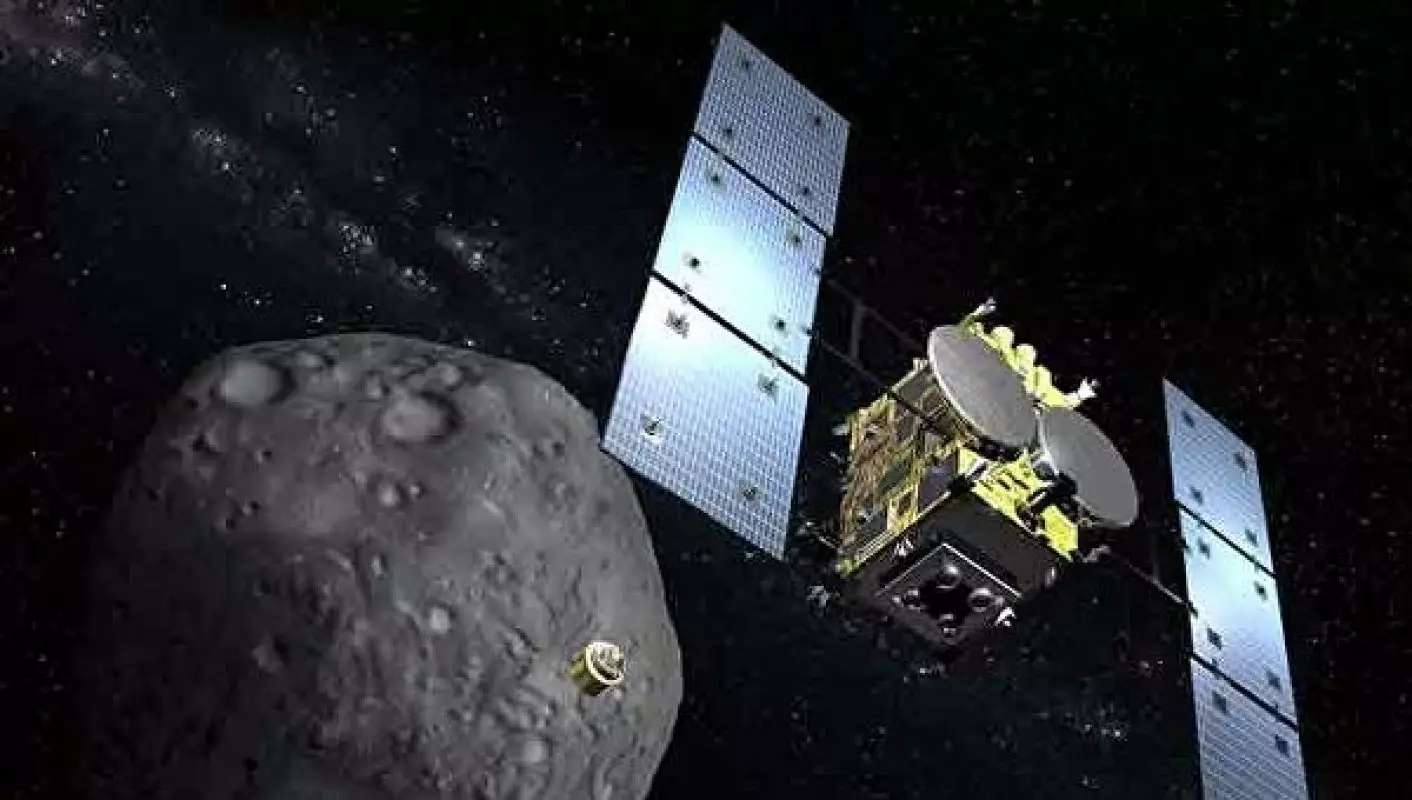 Japanese PROBE hayabus-2 ichirovera paasteroid rugu