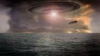 د جاپاني بحر په اوږدو کې UFO ښکاري، کوم چې، نو پوه یې په پام کې نیولي، هلته اوبه یې اخیستې