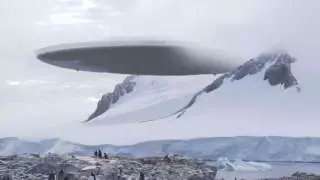 UFO Антарктидада құлады, фотосурет бар