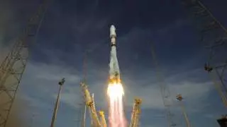 Allerede den tredje lanseringen ble utført fra Cosmodrome 