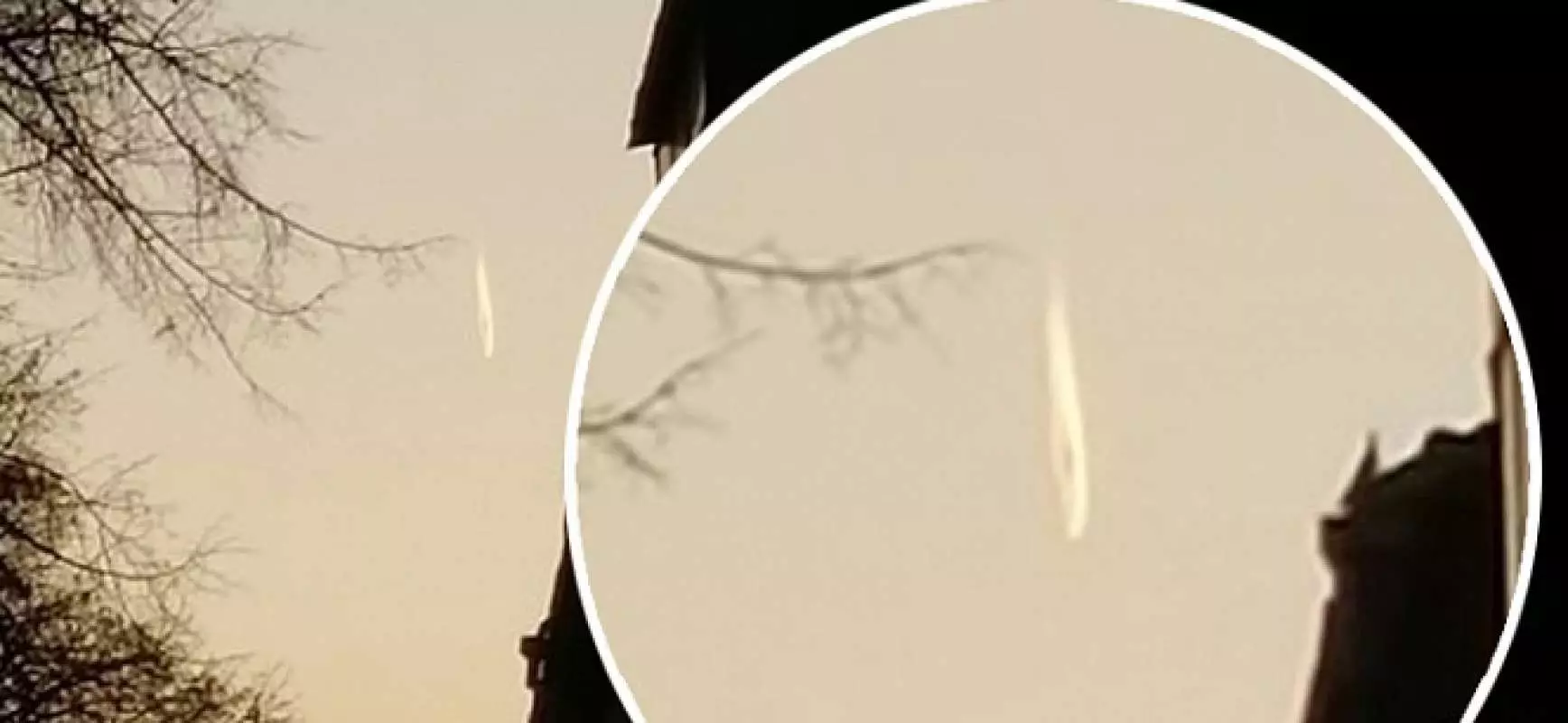 Over Kostroma photographed several UFOs, one of which can be cleaned well in the picture