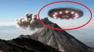 E markante Video ufo iwwer e Vulkano a Mexiko interesséiert un UFloovov