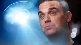 Robbie Williams postet annonsere sin film om ufgram