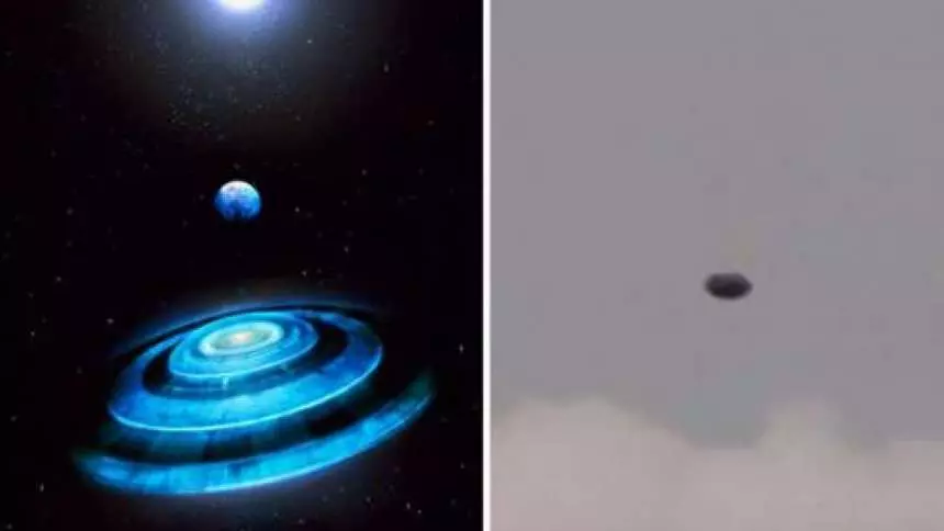 Video UFO, som nærmet seg skottene i svært nær avstand, produserte et sterkt inntrykk på media