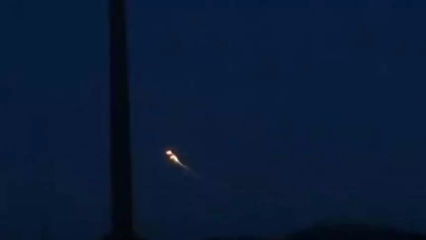 Видео бо суқути UFOS дар Шотландия Киприка дар шабака нашр карда шуд