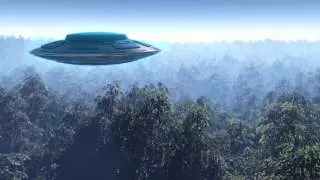 In de buurt van het land wordt meer dan honderd gigantische UFO's opgemerkt