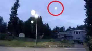 Sa langit sa Alaska, namatikdan ang usa ka misteryosong bola nga bola