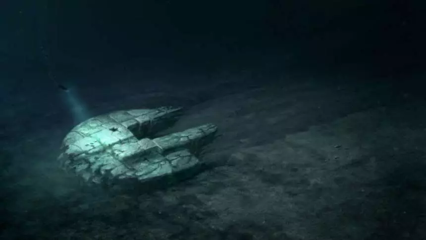 Di bagian bawah Baltic ditemukan UFO