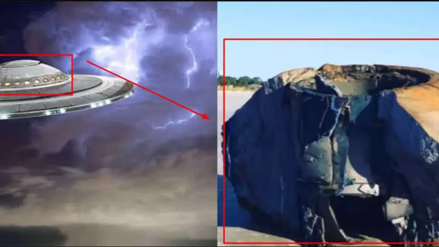 Panyatur Panyatur kalayan dipendakan di basisir Carolina Kidul UFO kapaksa internét pikeun mikir