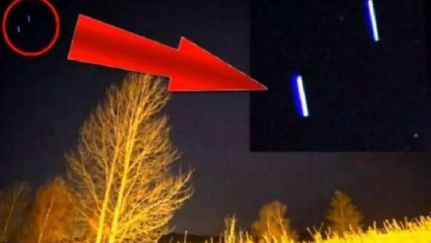 Fotógrafo norueguês notou objetos misteriosos de forma cilíndrica no céu