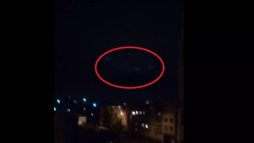 I Murmansk ble tre UFOer sprutert lokalbefolkningen
