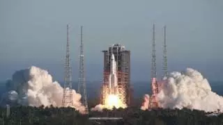 Čína testovala novou kosmickou loď a raketovou dopravu