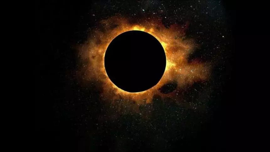 E-NASA, baxelela xa i-eclipse epheleleyo yenzeka